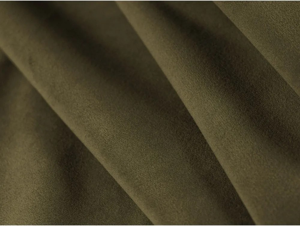 Khaki sametové křeslo Tove – Micadoni