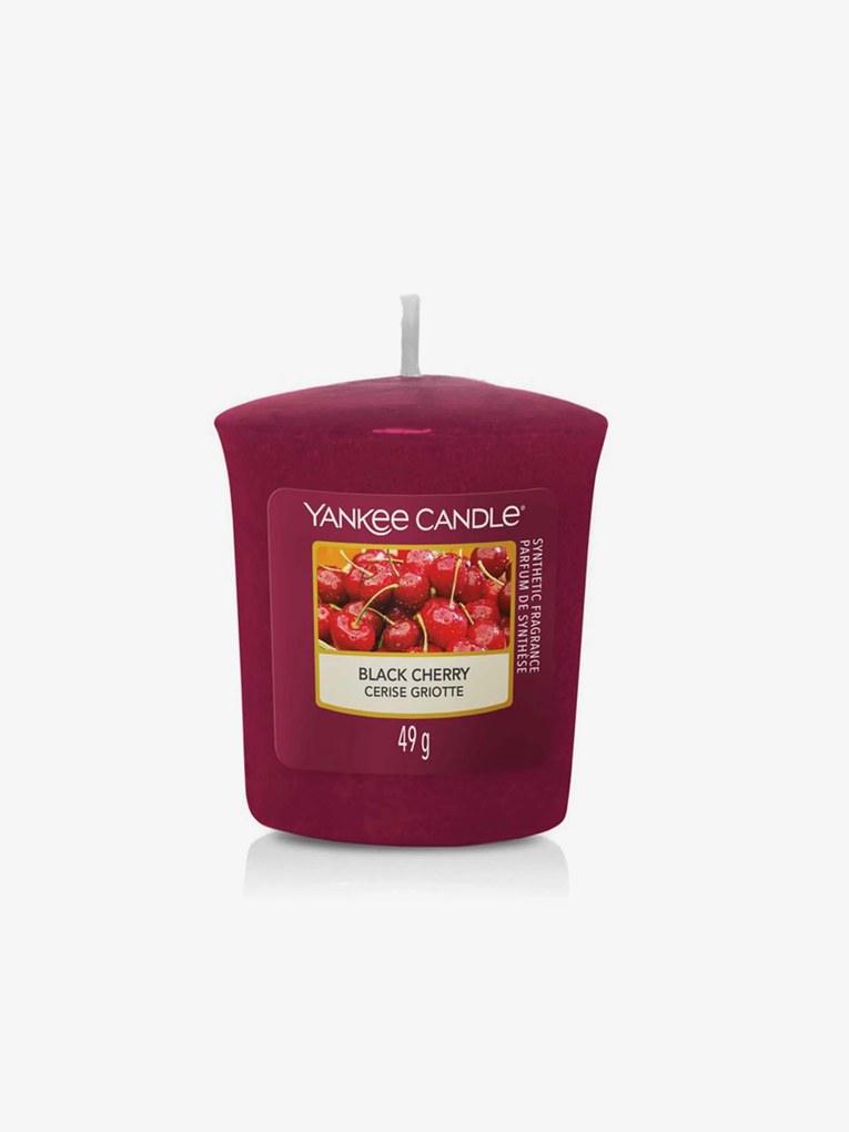 Yankee Candle vonná votivní svíčka Black Cherry