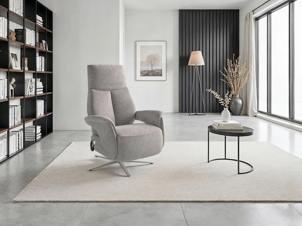 XXXLutz RELAXAČNÍ KŘESLO, textil, šedá Sit & More - Online Only křesla & taburety - 0001440357V4