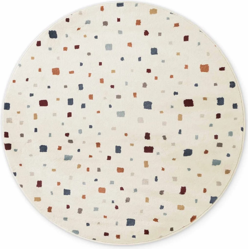 Hanse Home, Dětský koberec Adventures 106419 Cream Multicolor kruh, 160x160 (průměr) kruh, vícebarevná, dětský pokoj
