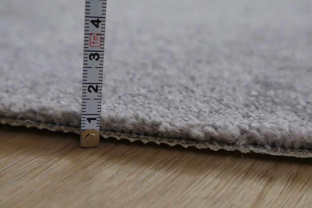 Vopi, Metrážový koberec Apollo Soft šedý - neúčtujeme odřezky z role, na míru, šíře 2m,3m,4m, šedá, ab (mřížka), dětský pokoj