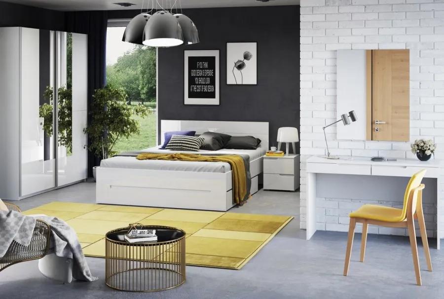 Casarredo - Komfort nábytek Postel SELENE 35, 180x200, bílá lesk
