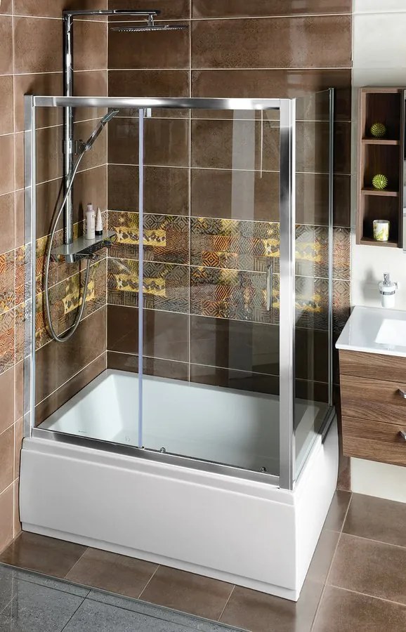 Polysan, DEEP obdélníková sprchová zástěna 1200x900mm L/P varianta, číré sklo, MD1216MD3316