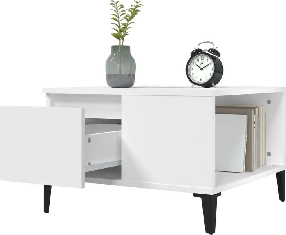 vidaXL Konferenční stolek 55 x 55 x 36,5 cm kompozitní dřevo [821084] Barva: Černá