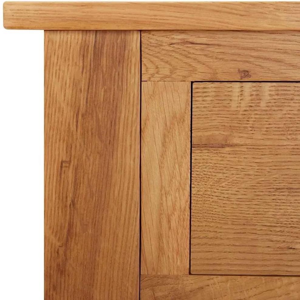 Toaletní stolek 110 x 40 x 75 cm masivní dubové dřevo 327437