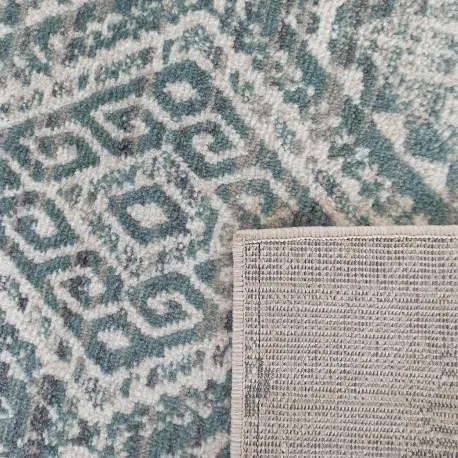 Skandinávský koberec s mátově zelenými vzory Šířka: 80 cm | Délka: 150 cm
