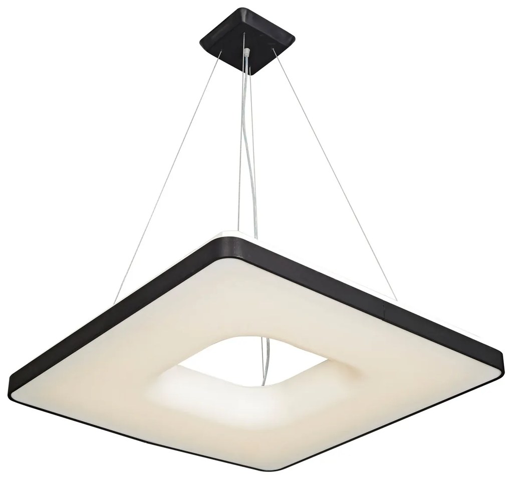 LED závěsné svítidlo L/00303 50x50cm černé