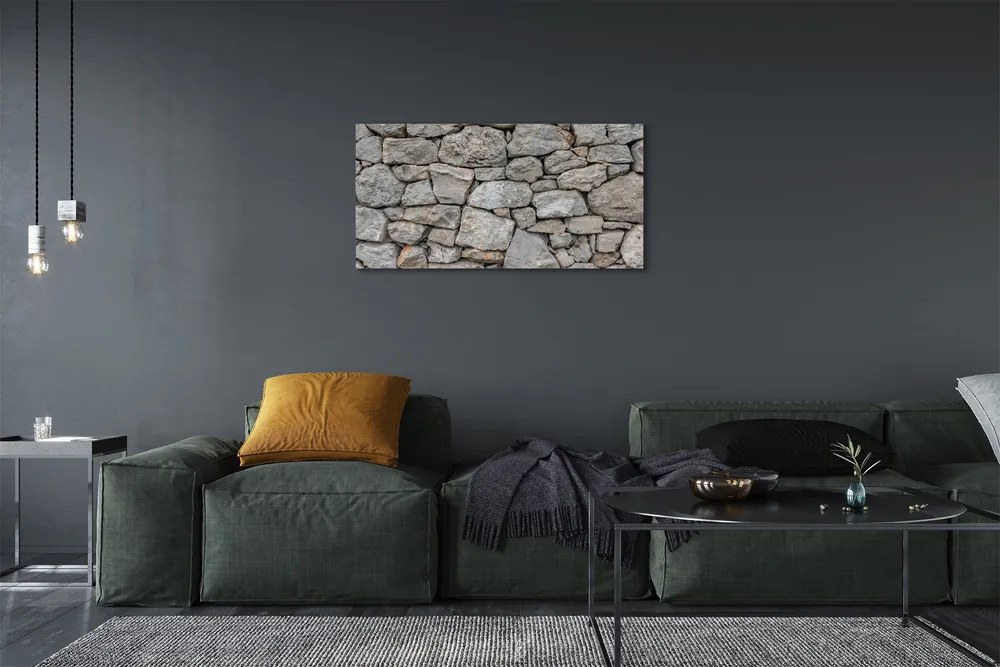 Obrazy na plátně Kamenná zeď wall 125x50 cm