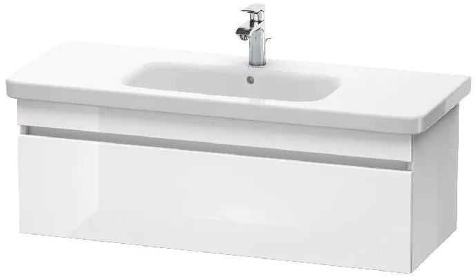 Duravit DuraStyle - Umyvadlová skříňka 40x113x45 cm, 1 zásuvka, lesklá bílá DS639502222
