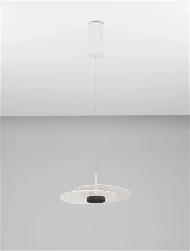 LED stmívatelný bílý designové svítidlo Olea 190