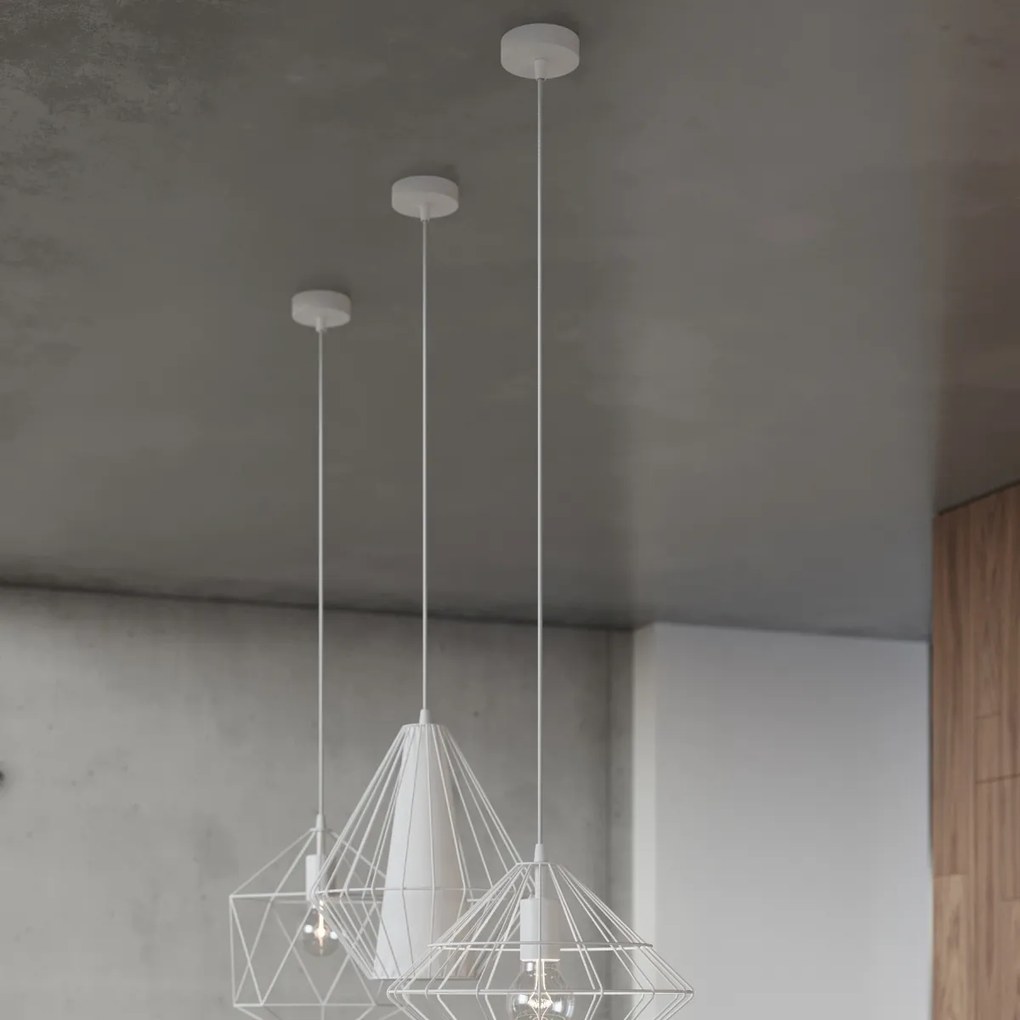 Sollux Lighting Závěsné svítidlo UMBERTO bílé