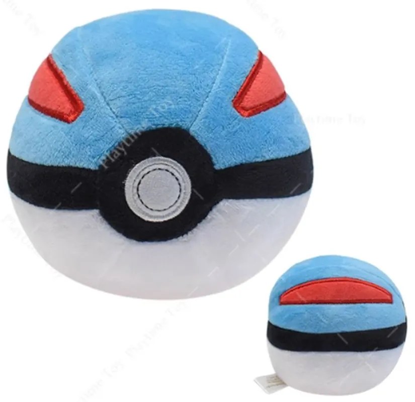 Plyšová hračka - Pokeball (12 cm) Barva: modrá