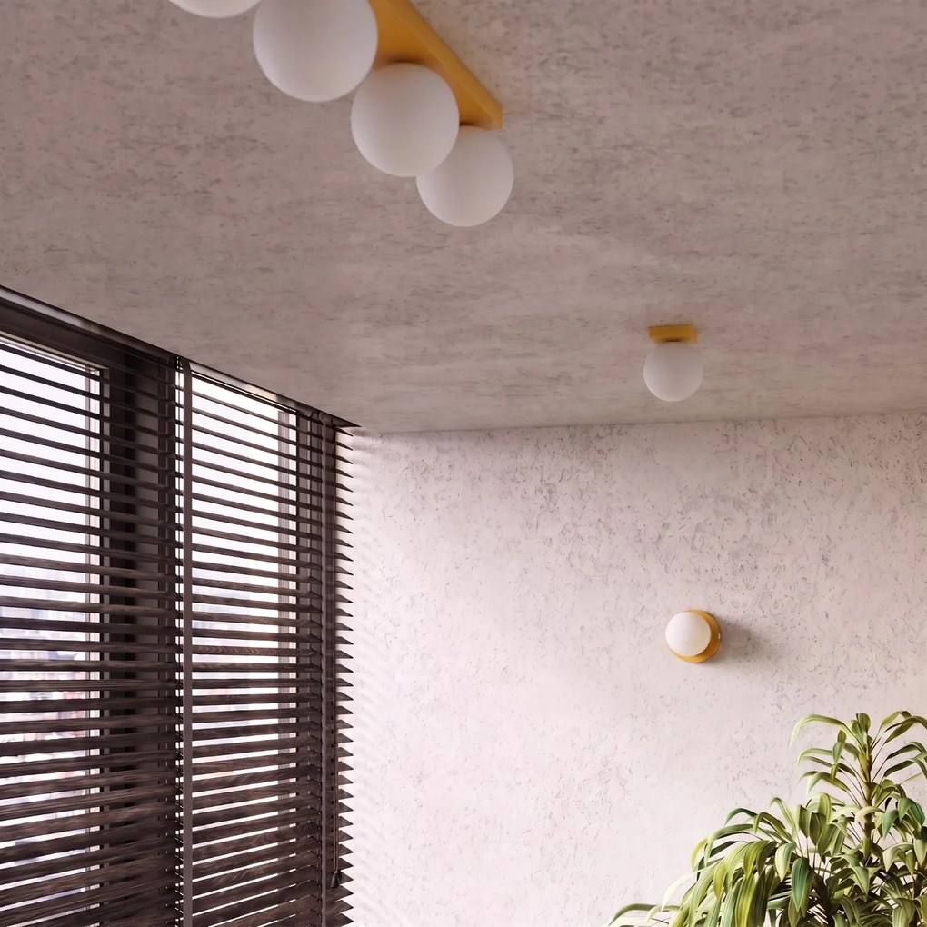 Sollux Lighting Nástěnné svítidlo YOLI 1 žluté s vypínačem