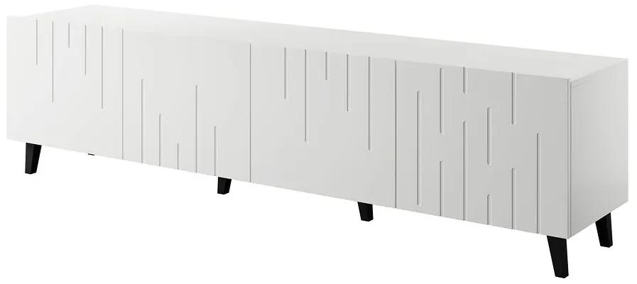 Televizní stolek ARIB - bílý mat