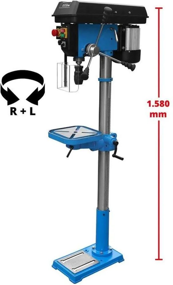 Güde - Sloupová vrtačka GSB 20/812 R+L, 800 W 55212