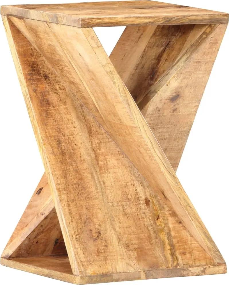 vidaXL Odkládací stolek 35 x 35 x 55 cm masivní mangovníkové dřevo [286183]