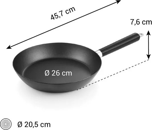 TESCOMA Pánev NERO ø 26 cm