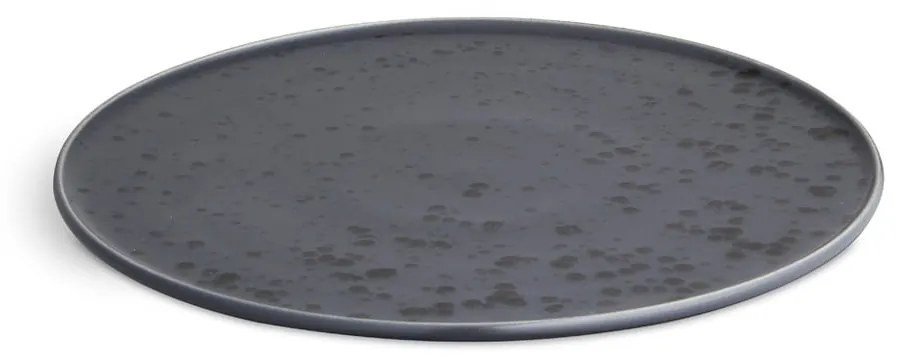 Modrý kameninový talíř Kähler Design Ombria, ⌀ 27 cm