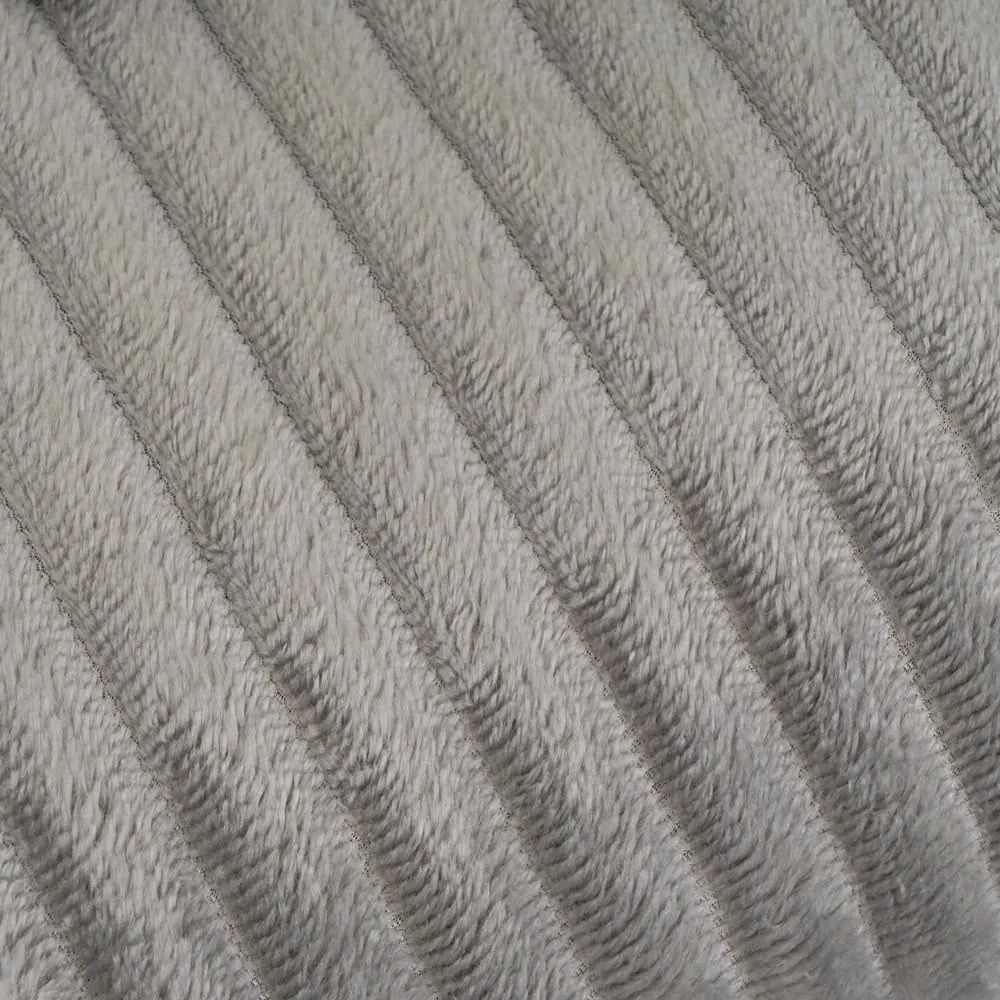 Šedá deka z mikroplyše 130x160 cm Fur Velvet – Casa Selección