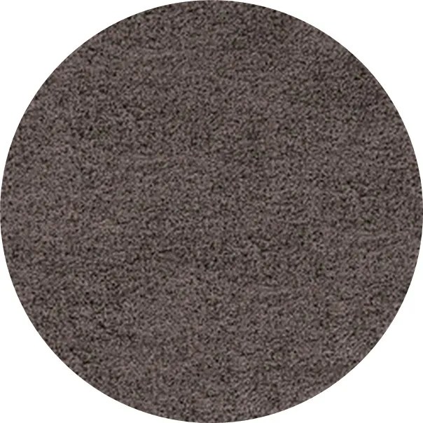 Kusový koberec Life Shaggy 1500 taupe kruh-160x160 (průměr) kruh