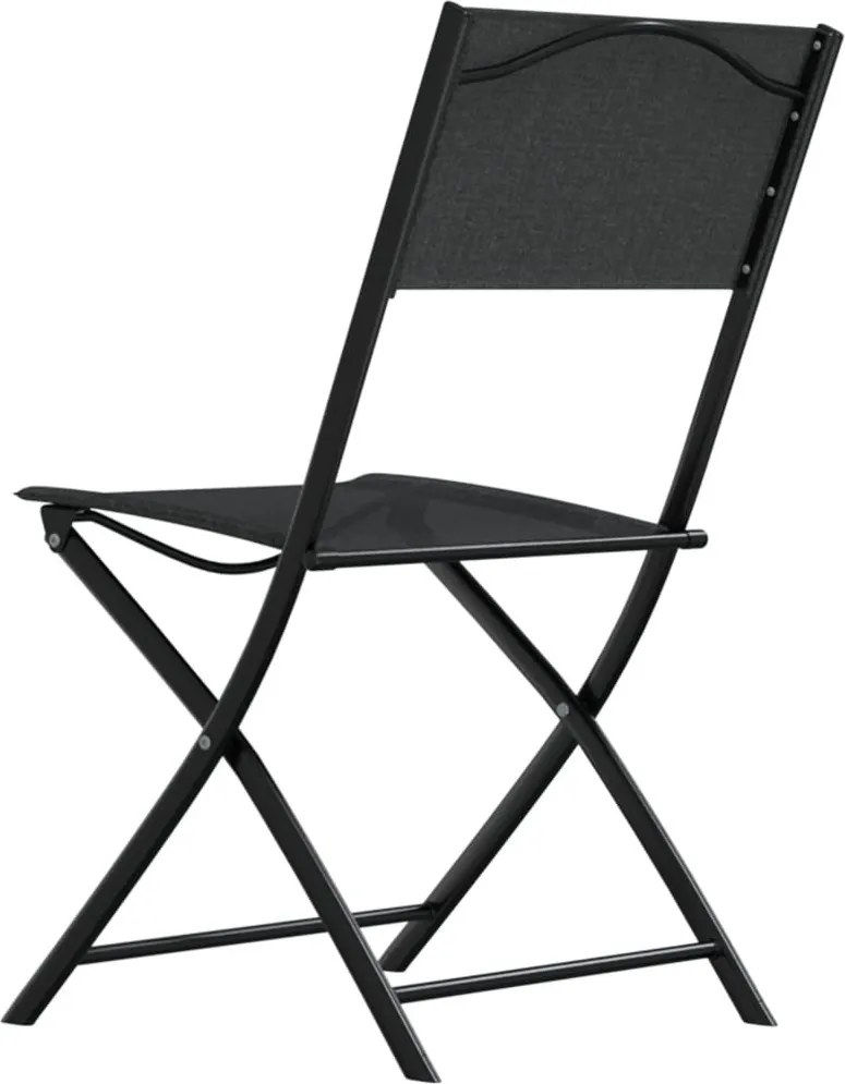 vidaXL 3dílný bistro set ocel černý [318765]