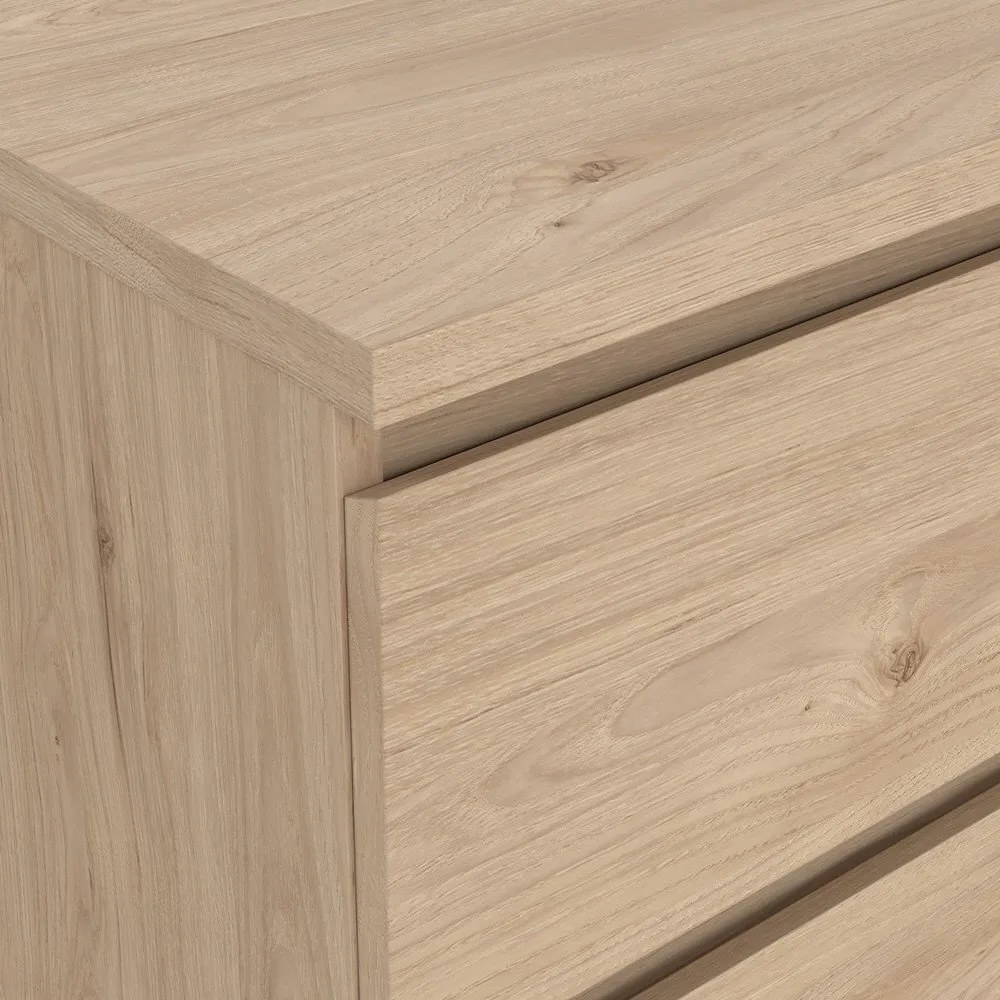 Komoda v dekoru dubu v přírodní barvě 77x76x50 cm Naia – Tvilum