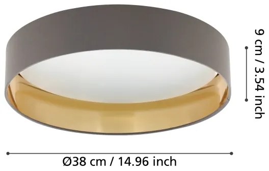 Eglo 99542 - LED Stropní svítidlo MASERLO LED/24W/230V