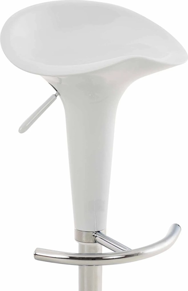 Barová židle Saddle – bílá