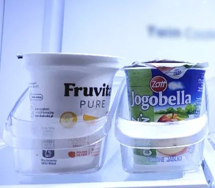 5Five® Organizér do lednice / do zásuvky, transparentní plast FRIGO, M - 32x15x8