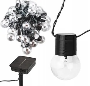 Solární párty osvětlení řetěz girlanda GIR65, 30xLED, G40, 6,5m