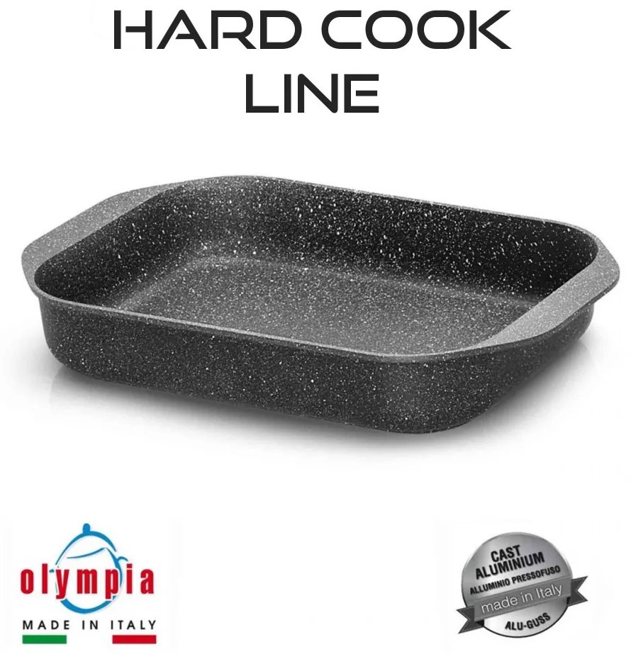 pekáč HARD COOK 35x25cm z litého hliníku s minerálním kameninovým povrchem