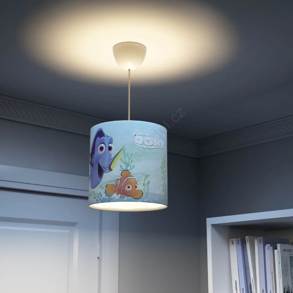 Philips Philips 71751/90/16 - Dětský lustr DISNEY FINDING DORY 1xE27/23W/230V P1358