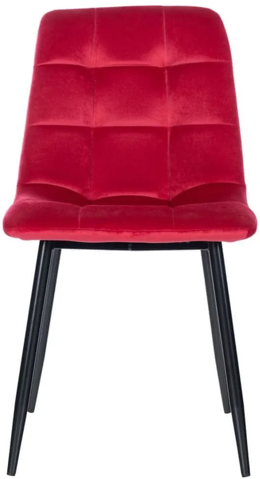 Bhm germany Jídelní židle Antibes, samet, červená