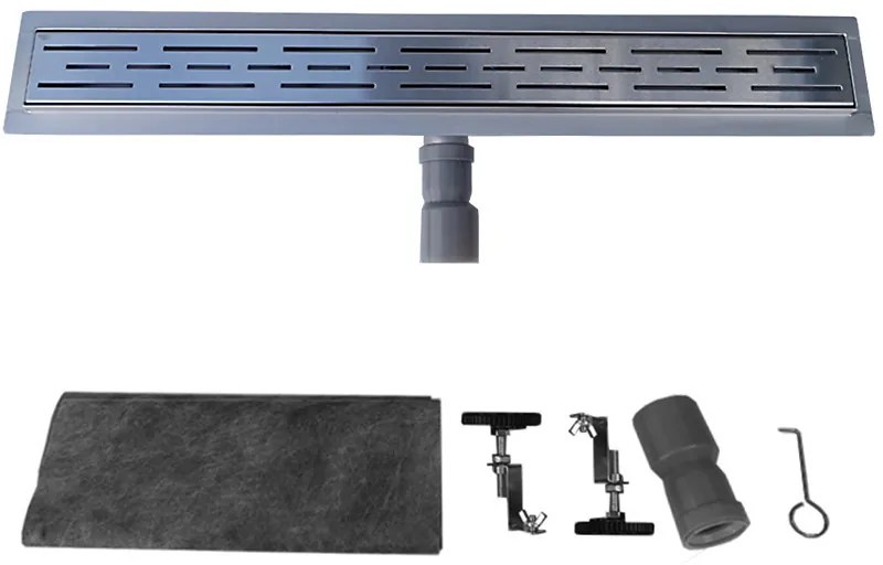 BPS-koupelny Sprchový odtokový žlab DL01 CLASSIC G2 HYD-5744 100 cm, satén