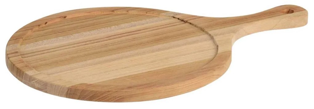 Excellent Houseware Prkénko na krájení Teak, teakové dřevo, (FI) 37 cm