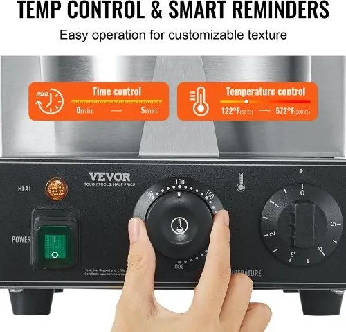 Elektrický výrobník zmrzlinových kornoutů Komerční vaflový kornoutový vaječný