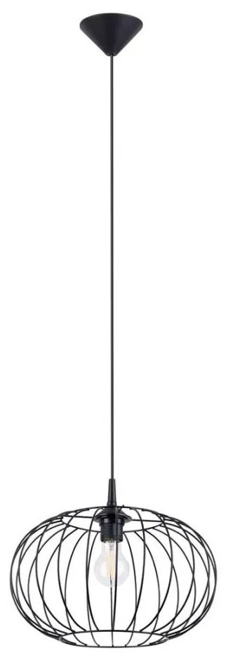 Sollux SL.1185 - Lustr na lanku TSUNO 1xE27/15W/230V černá