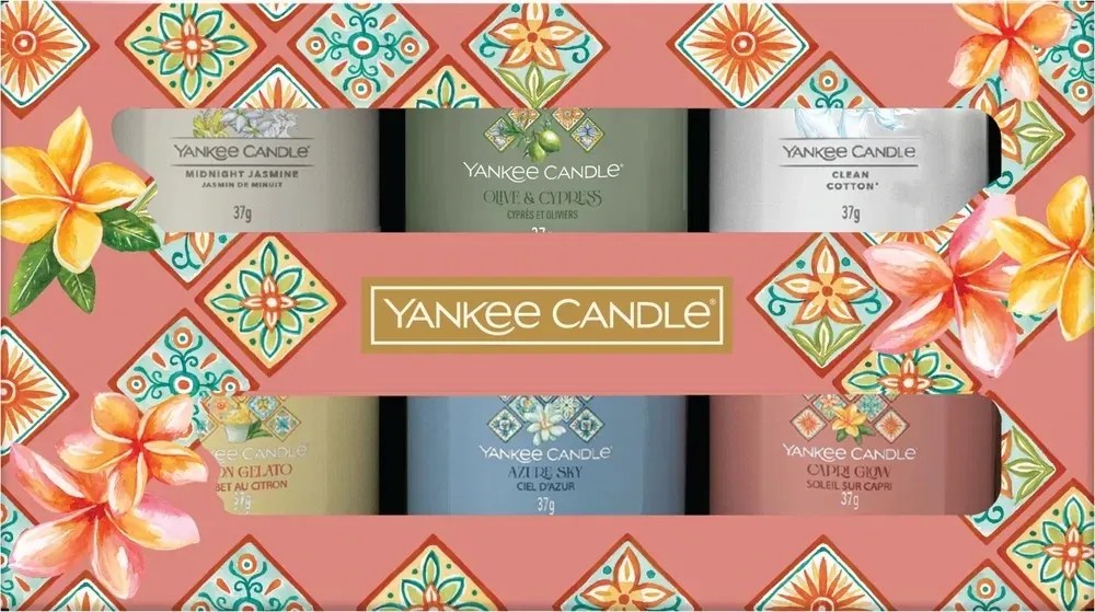 Yankee Candle Jarní dárková sada (6× 37 g)