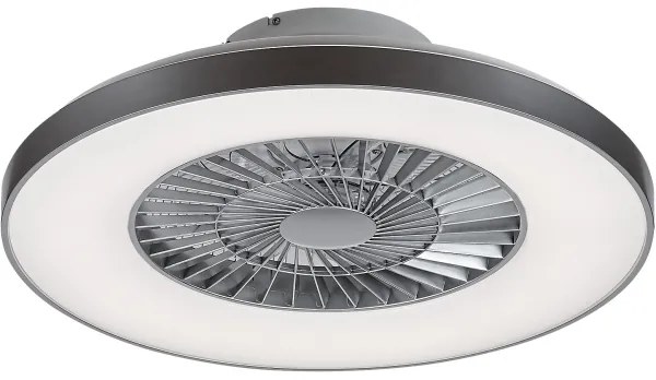 Rabalux - LED Stmívatelné stropní svítidlo s ventilátorem LED/40W/230V + DO