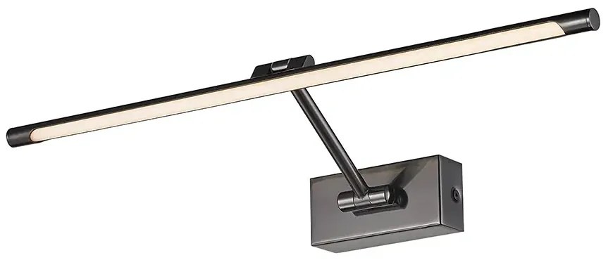 LED nástěnné svítidlo Davinci 58 černá chrom