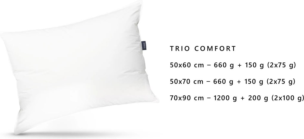 Péřový polštář TRIO COMFORT Velikost: 70 x 90