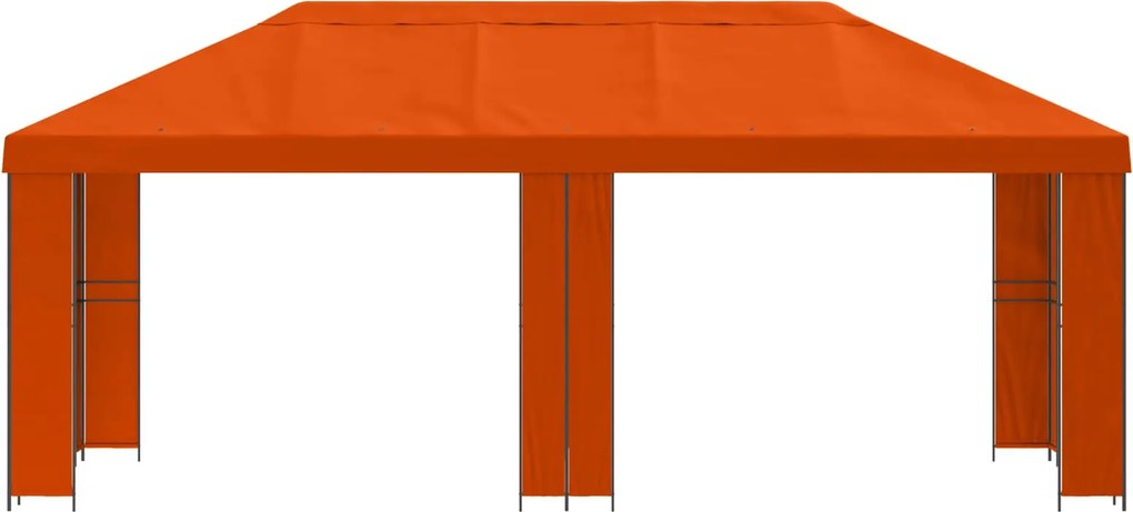 Zahradní altán 6 x 3 m Oranžová Polyester a ocel 190 gsm 3376015