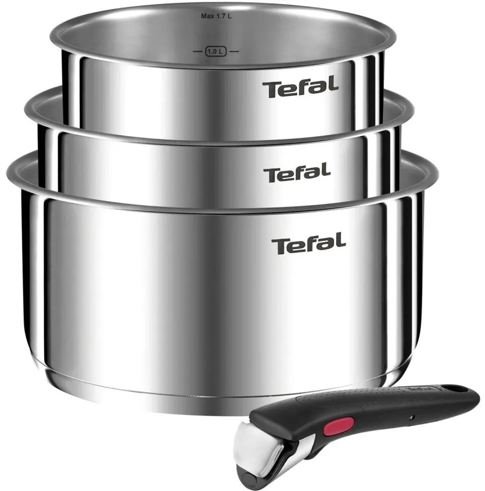 Tefal | Tefal - Sada nádobí 4 ks INGENIO EMOTION nerez | GS0138