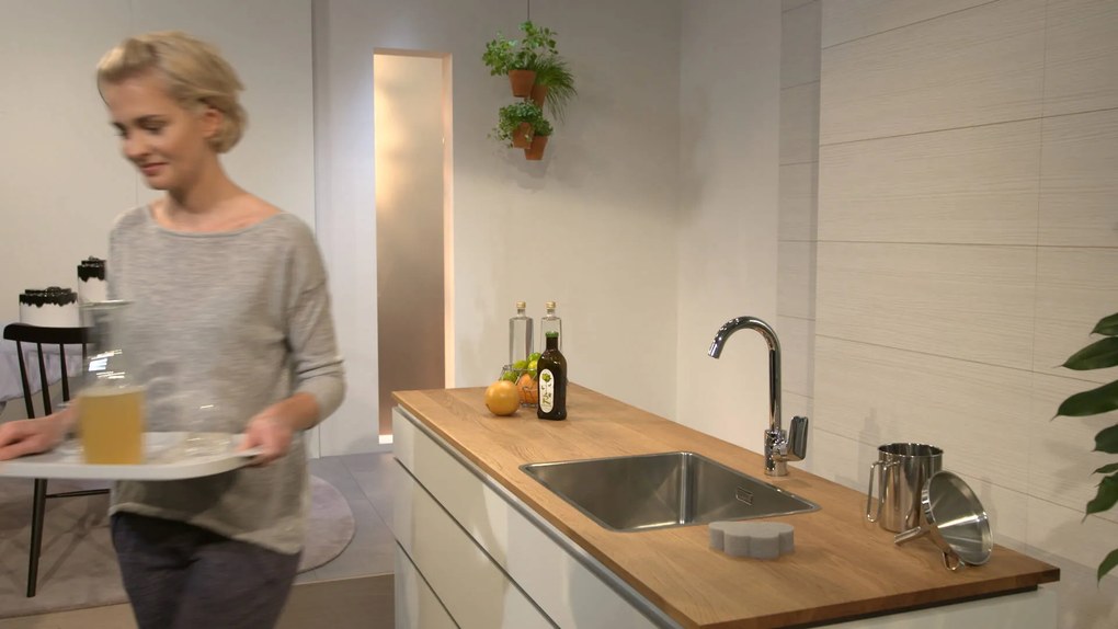 Hansgrohe Logis, páková dřezová baterie 260, chromová, 71835000
