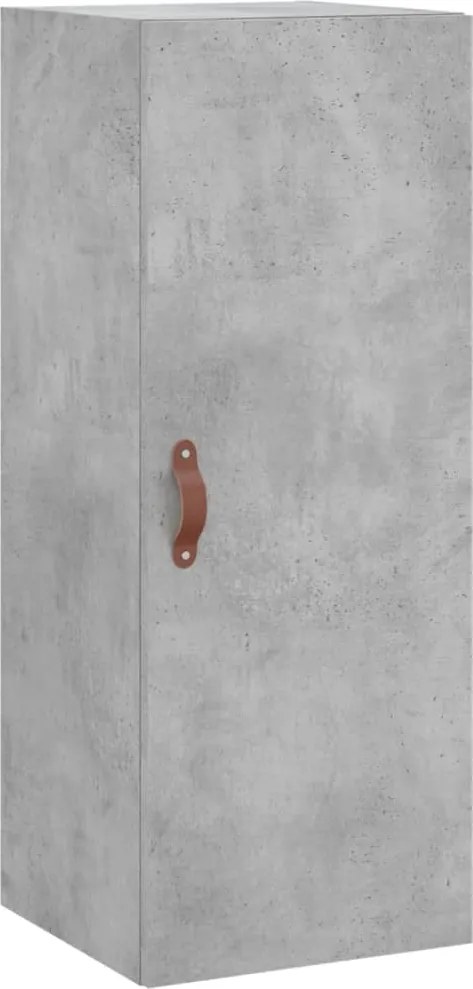 Skříň highboard betonově šedá 34,5x34x180 cm kompozitní dřevo 3199085