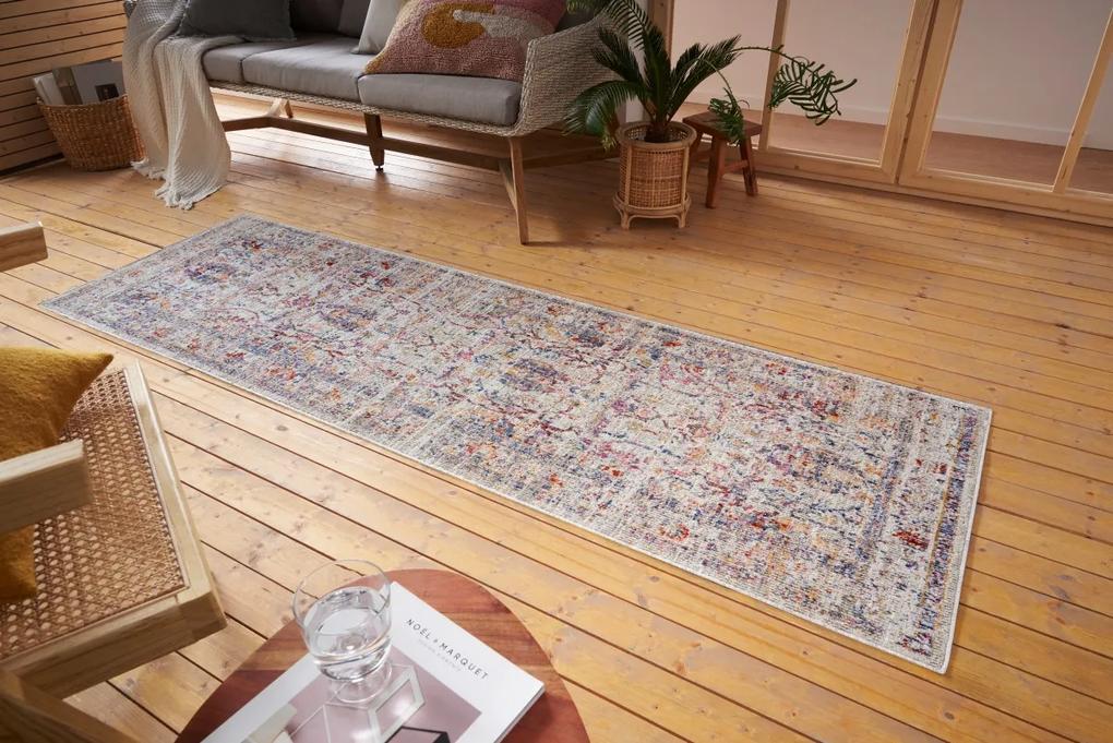 Nouristan - Hanse Home koberce Kusový koberec Cairo 105591 Luxor Cream Multicolored – na ven i na doma - 200x280 cm