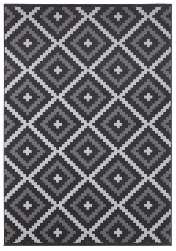 Hanse Home Collection koberce Kusový koberec Celebration 103456 Snug Black Creme 80x250