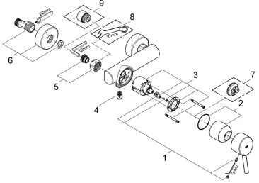 GROHE 32210001 - Sprchová baterie CONCETTO DN 15 lesklý chrom