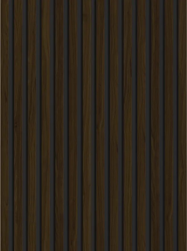 Mexen Lam-B, stěnové lamely 275 × 31,5 cm, HDF deska 4 mm, wenge, S100-275317-2812-071