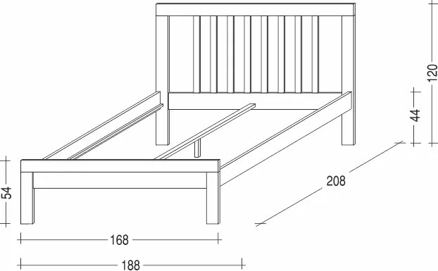 Gazel Lettya postel 180 buk
